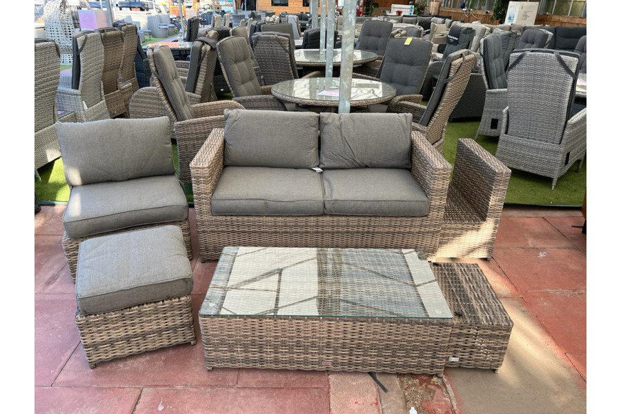 Rattan hideaway garden furniture store